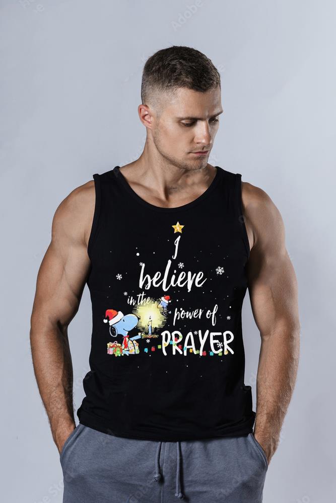 Santa Snoopy And Woodstock I Believe In The Power Of Prayer Christmas ...
