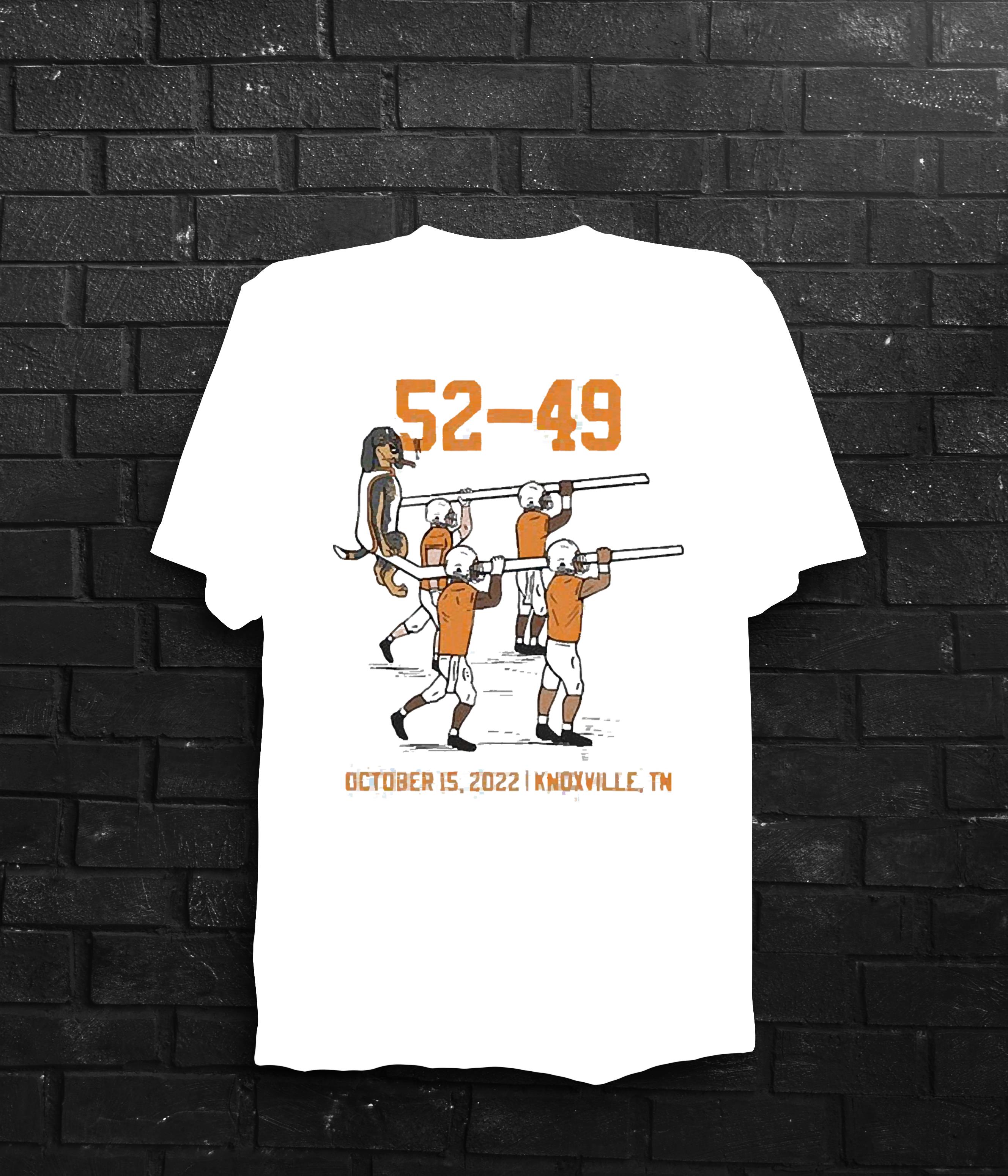 Tennessee Goal Post 52-49 October 15 2022 Shirt, hoodie, sweater ...