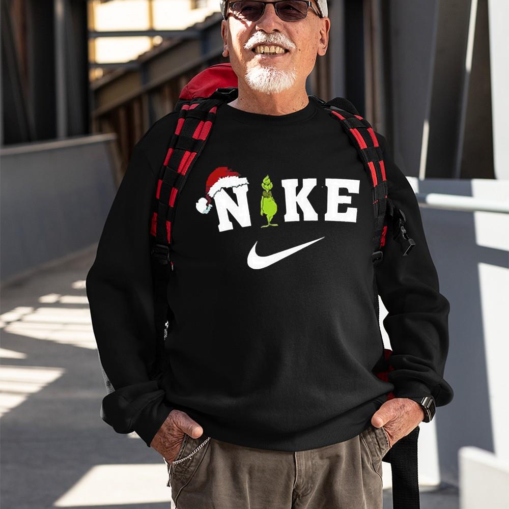 Unique Grinch Christmas Hat Nike Logo The Grinch 2022 Shirt, hoodie ...