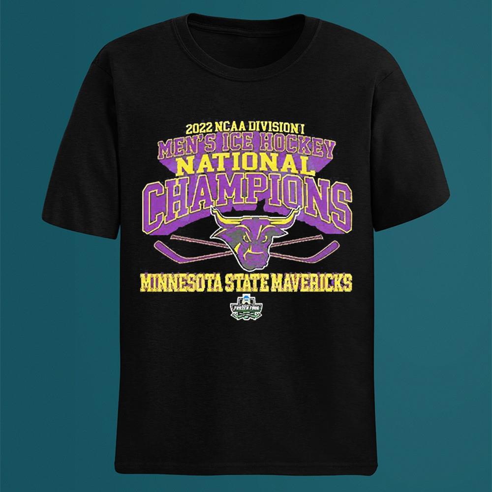 Minnesota State Mavericks 2022 NCAA Division I Men’s Ice Hockey National Champions Shirt ...