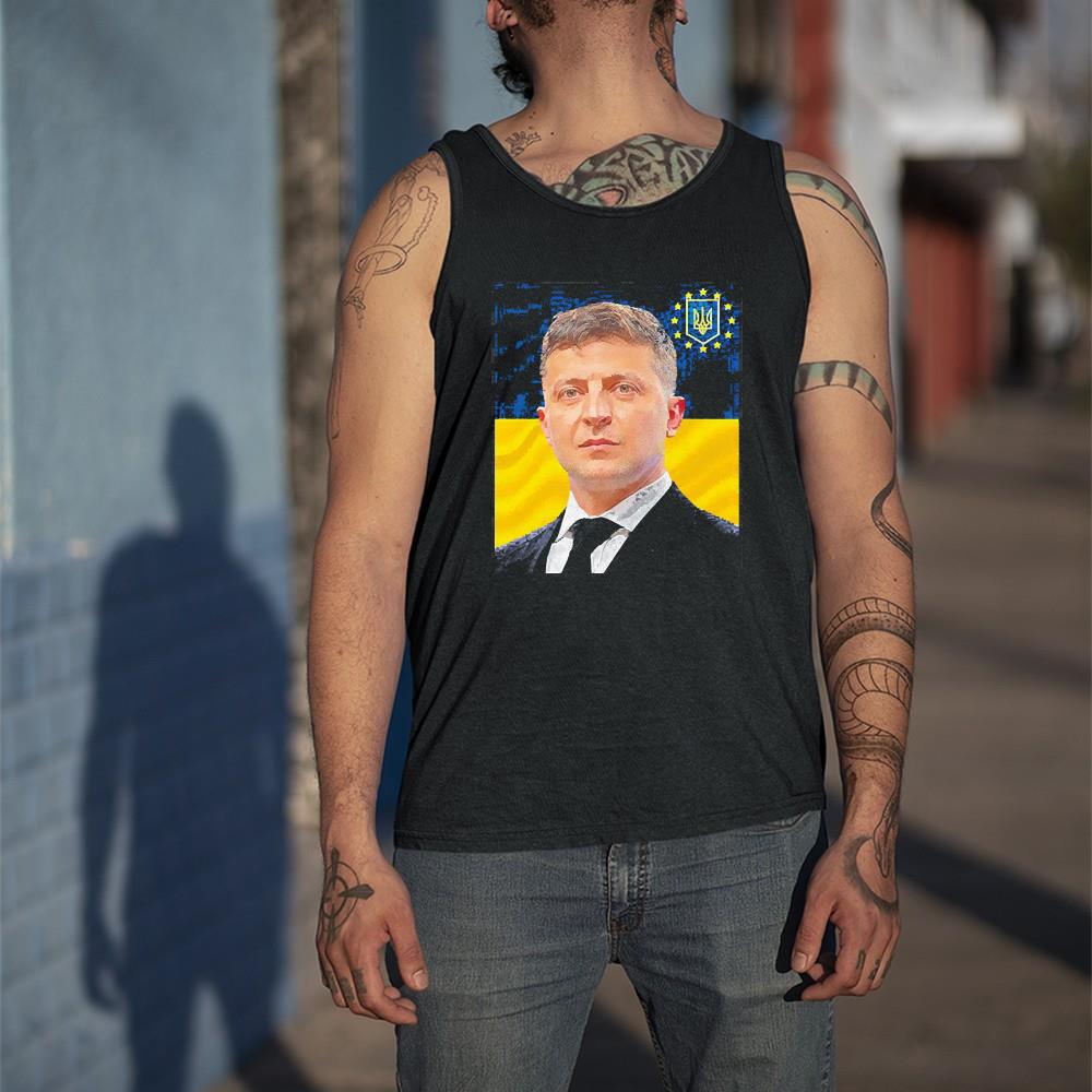 President Of Ukraine Volodymyr Zelensky Stand With Ukraine Shirt - POP ...