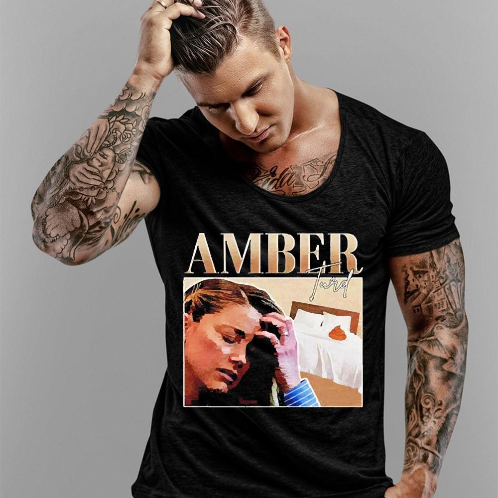 Amber Turd Amber Heard vintage bootleg 90s shirt - Limited Edition Shirt