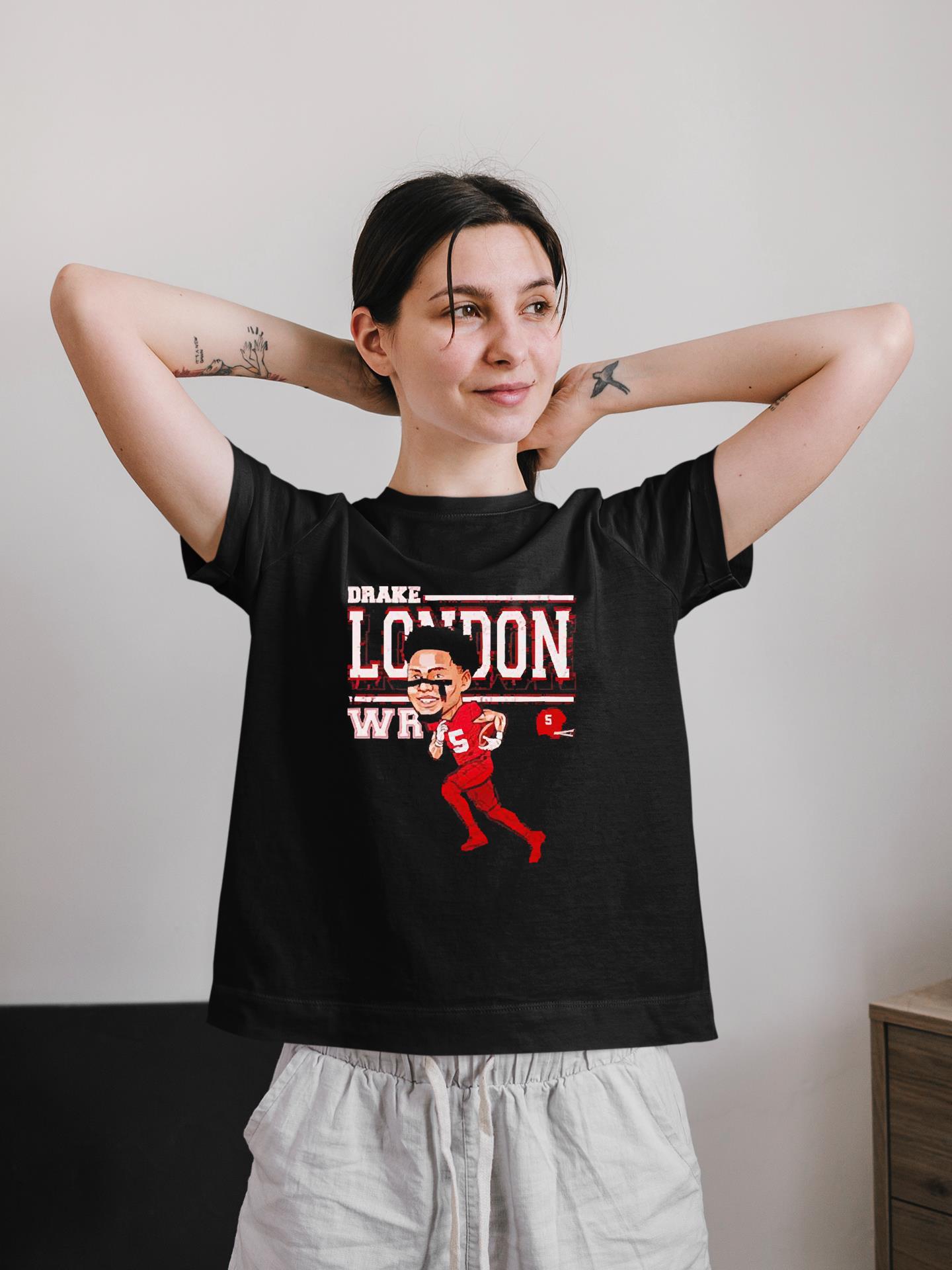 Drake London Atlanta Falcons Cartoon shirt - PoPo Shirt