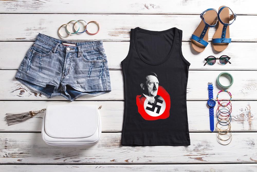 Hitler Nazi Party Flag Shirt - TeeSporting