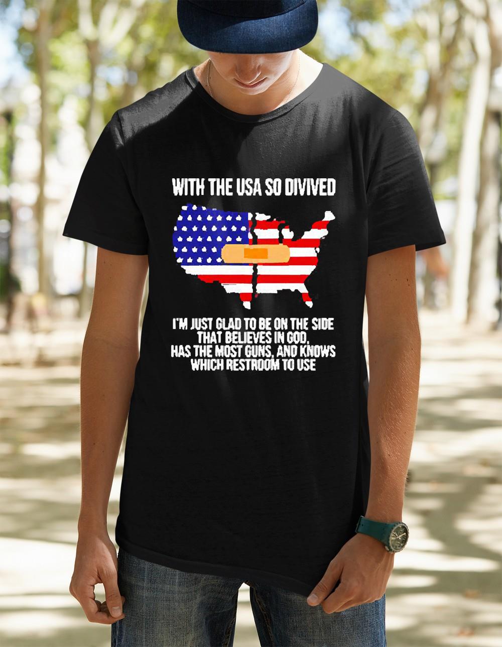 With the USA so divided I’m just glad to be on the side that believes ...
