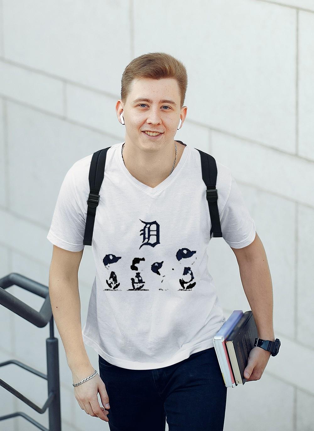Peanuts characters Detroit Tigers shirt - Rocky