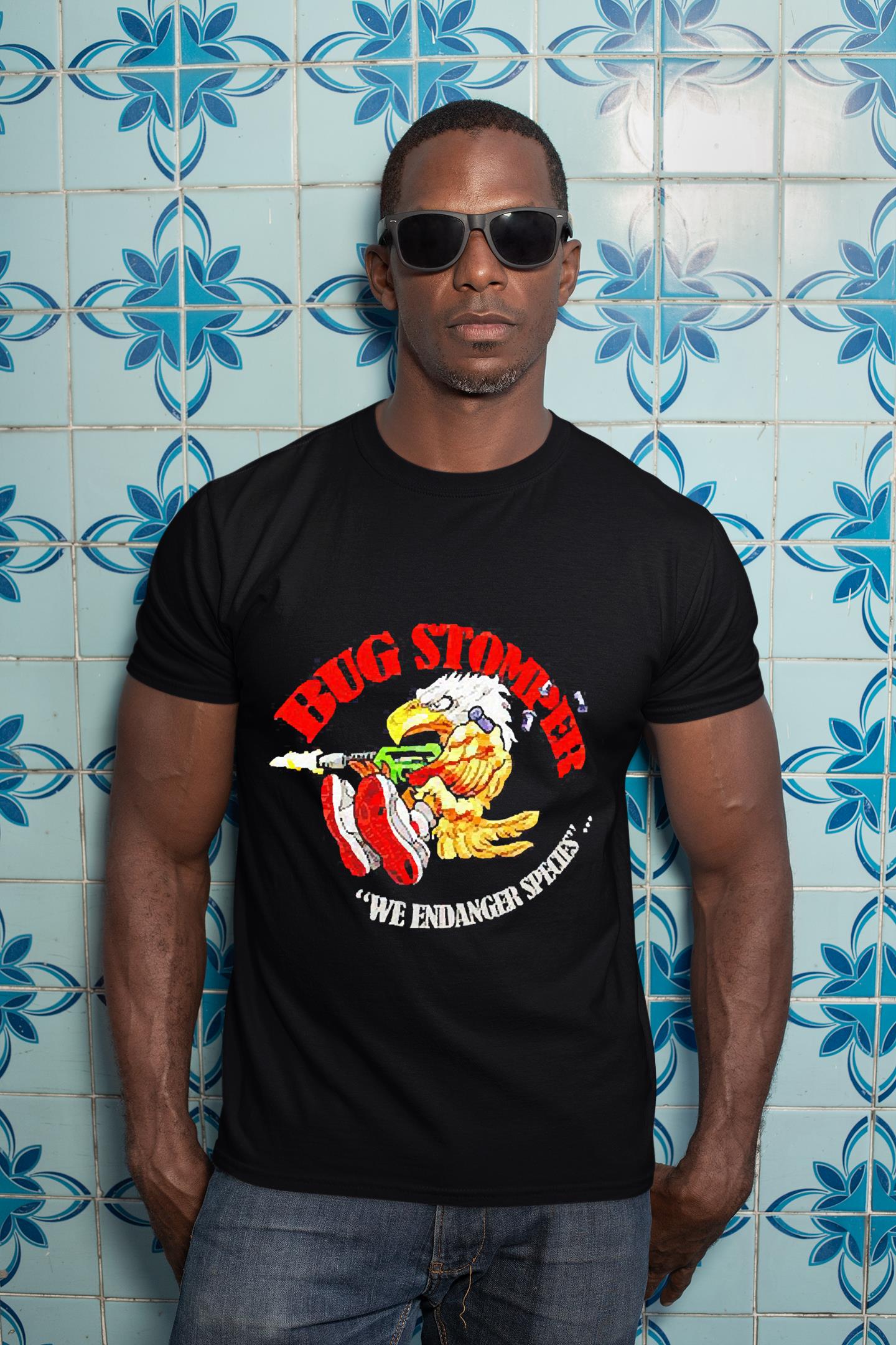 Alien Bug Stomper We Endanger Species shirt - Kutee Boutique