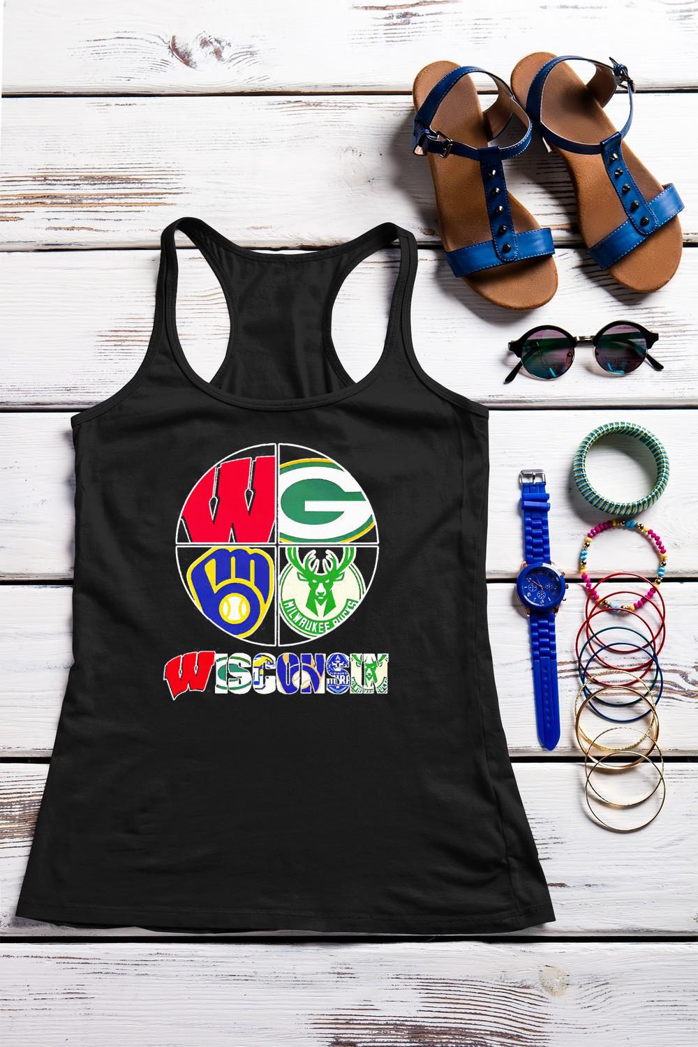 WISCONSIN Wisconsin Badgers Green Bay Packers Milwaukee Brewers ...