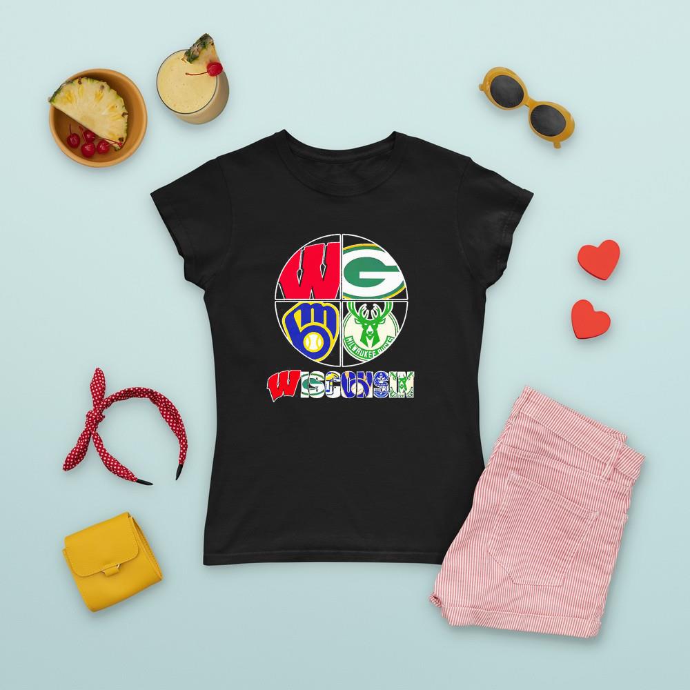 WISCONSIN Wisconsin Badgers Green Bay Packers Milwaukee Brewers ...