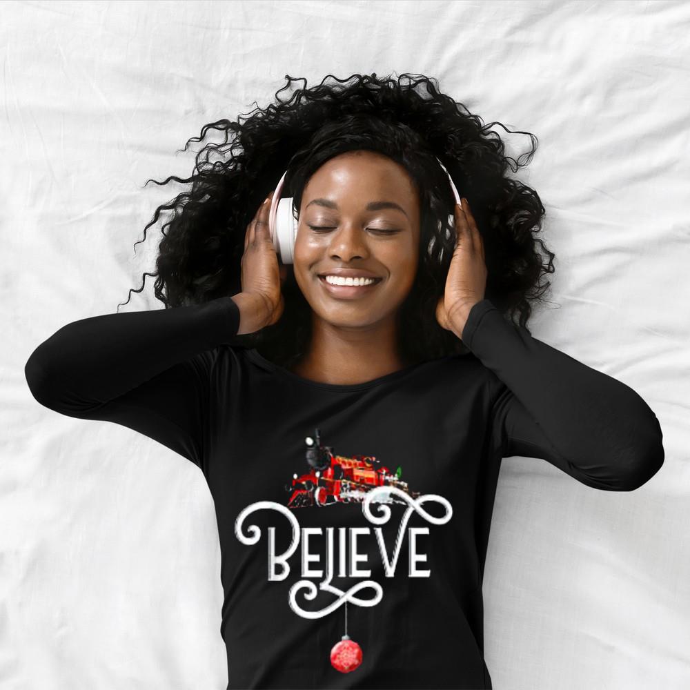 Christmas North Pole Polar Express All Abroad Xmas Santa Shirt - Kutee ...