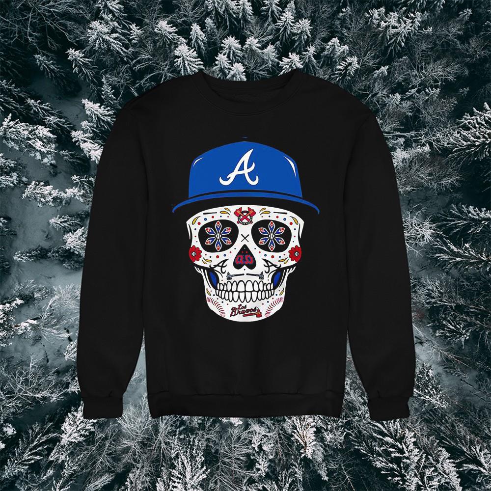Chris Martin Atlanta Braves Sugar Skull shirt - Official Clothing