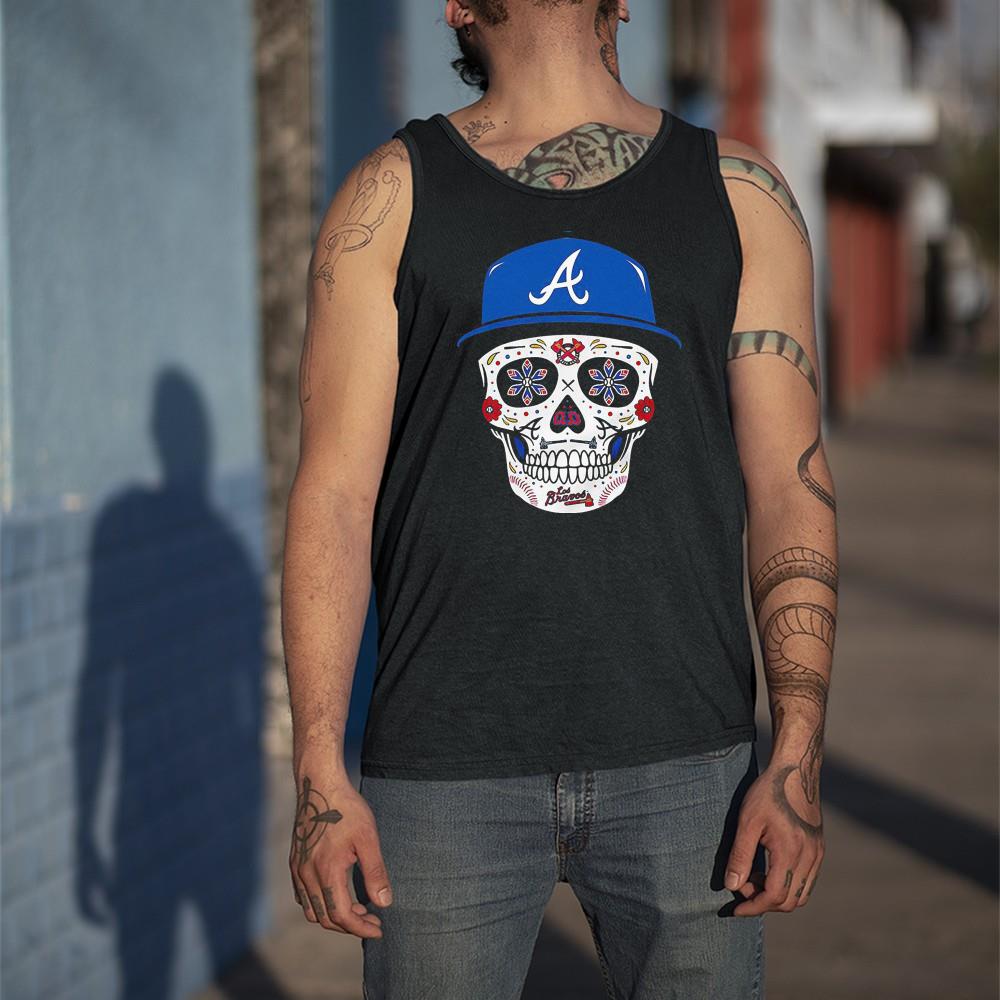 Chris Martin Atlanta Braves Sugar Skull shirt - Official Clothing