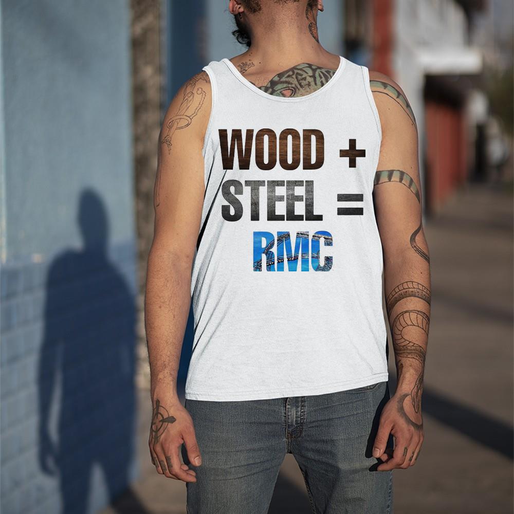 Rocky mountain construction wood steel RMC shirt - Kutee Boutique