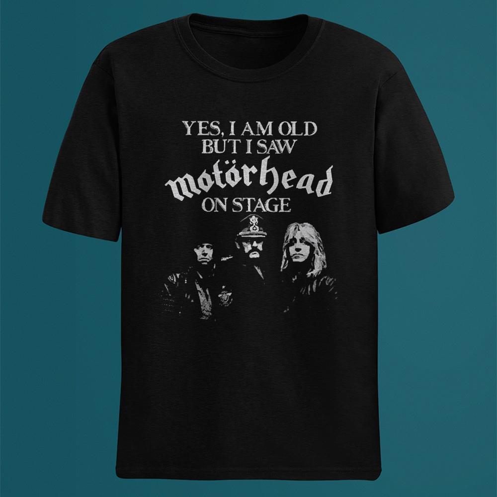 Yes I am old but I saw Motorhead on stage shirt - PayPayShirts