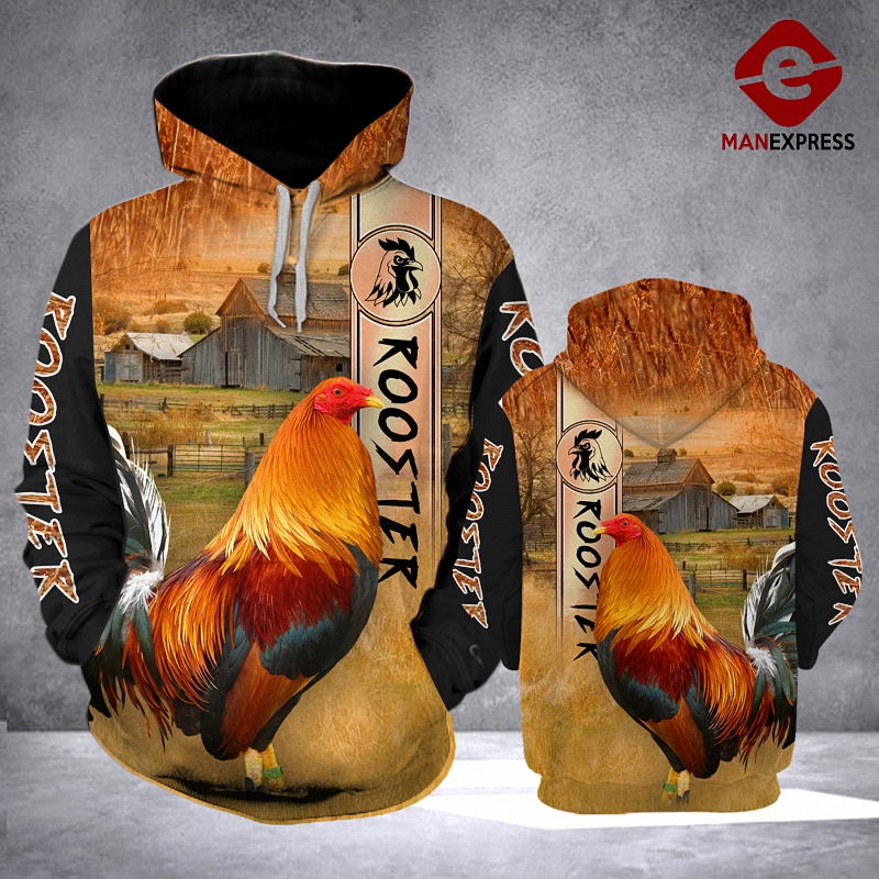 Rooster ranch grass 3D printed hoodie - Limited Edition Shirt