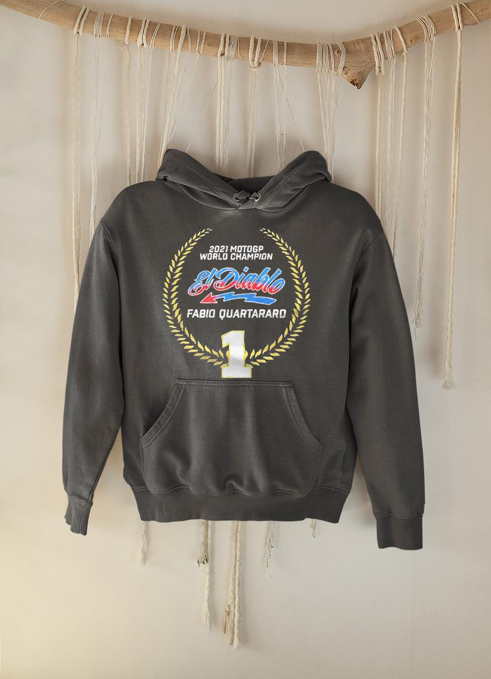 2021 Motogp World Champion El Diablo Fabio Quartararo 1 shirt - 1st Shirts
