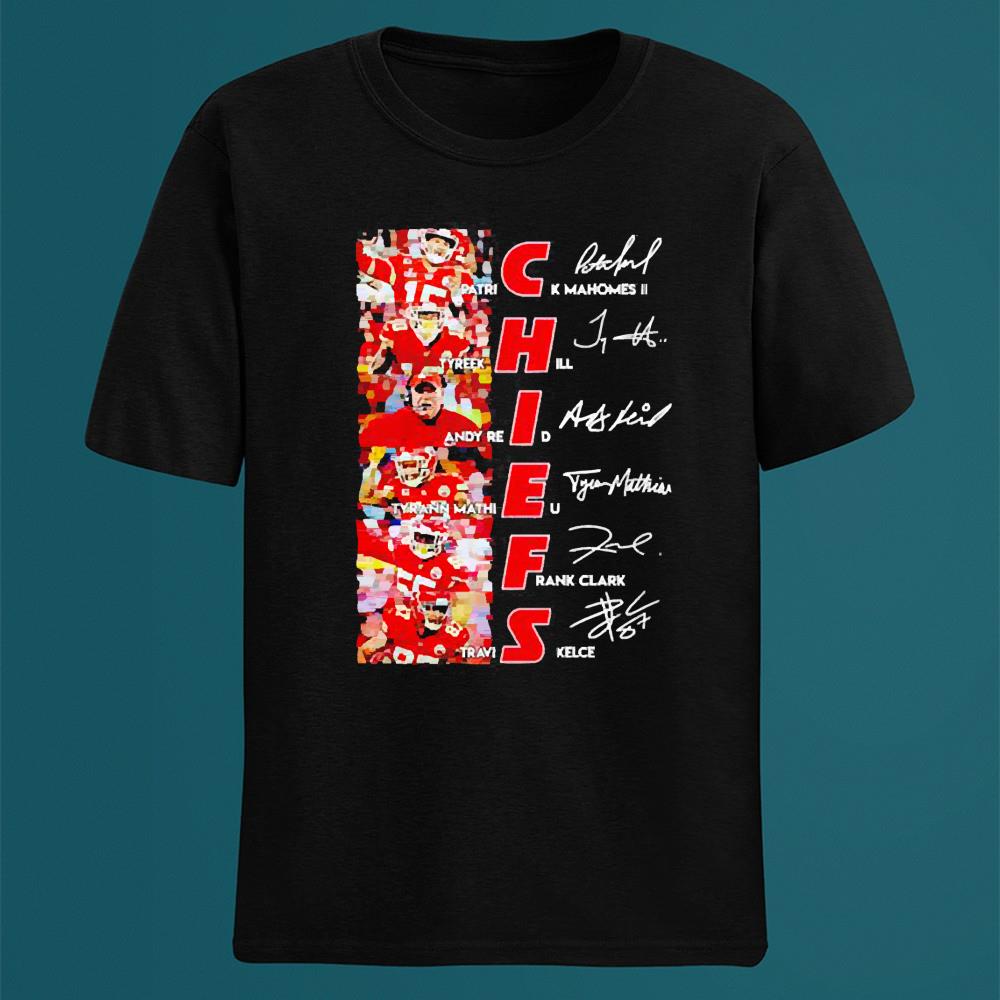 Kansas City Chiefs Players signatures shirt - 1st Shirts