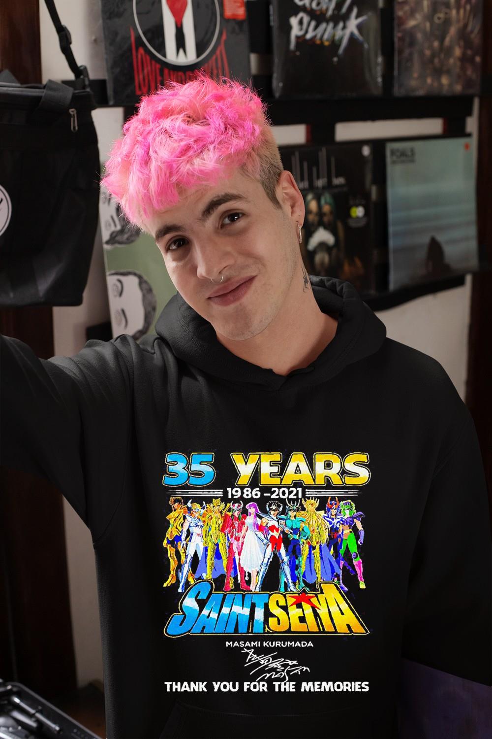 35 years 1986 2021 Saint Seiya Masami Kurumada signature thank you for ...