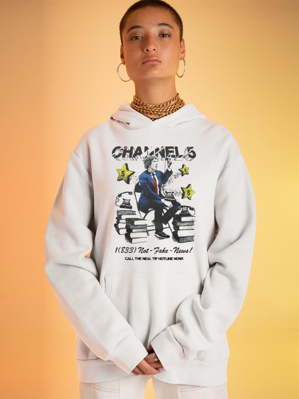 Channel 5 News 1833 Not Fake News call the real tip hotline now shirt ...