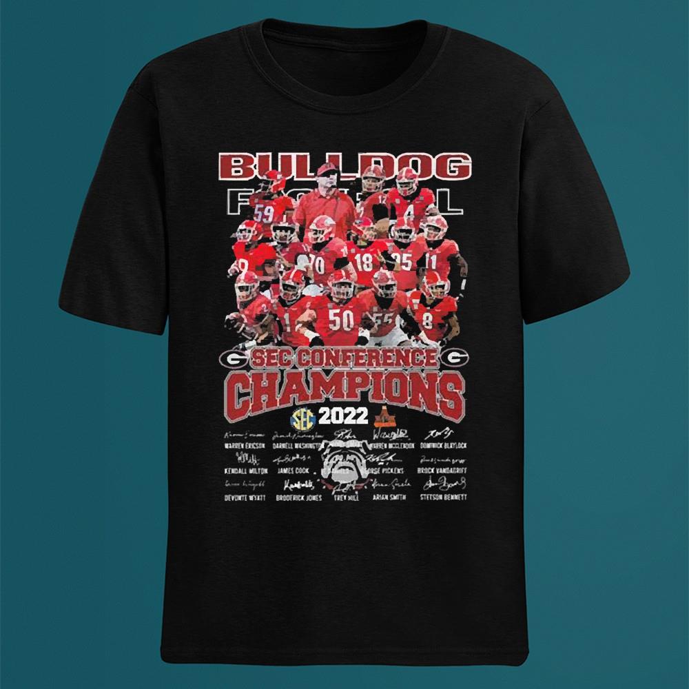 Georgia bulldogs football 2022 sec conference champions signatures ...