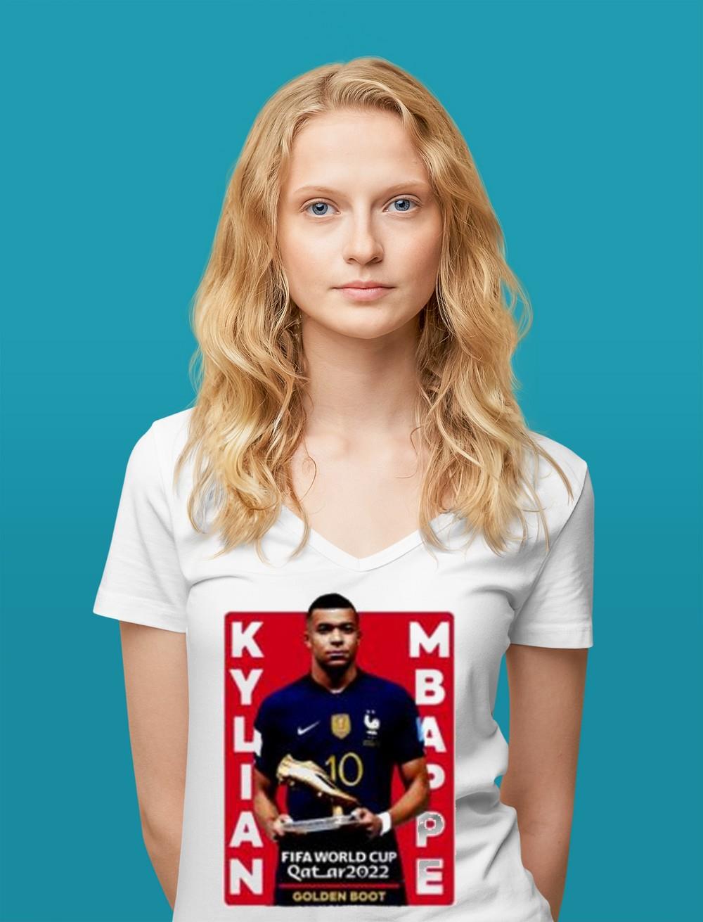 Kylian Mbappe Golden Boot shirt - POP shirts