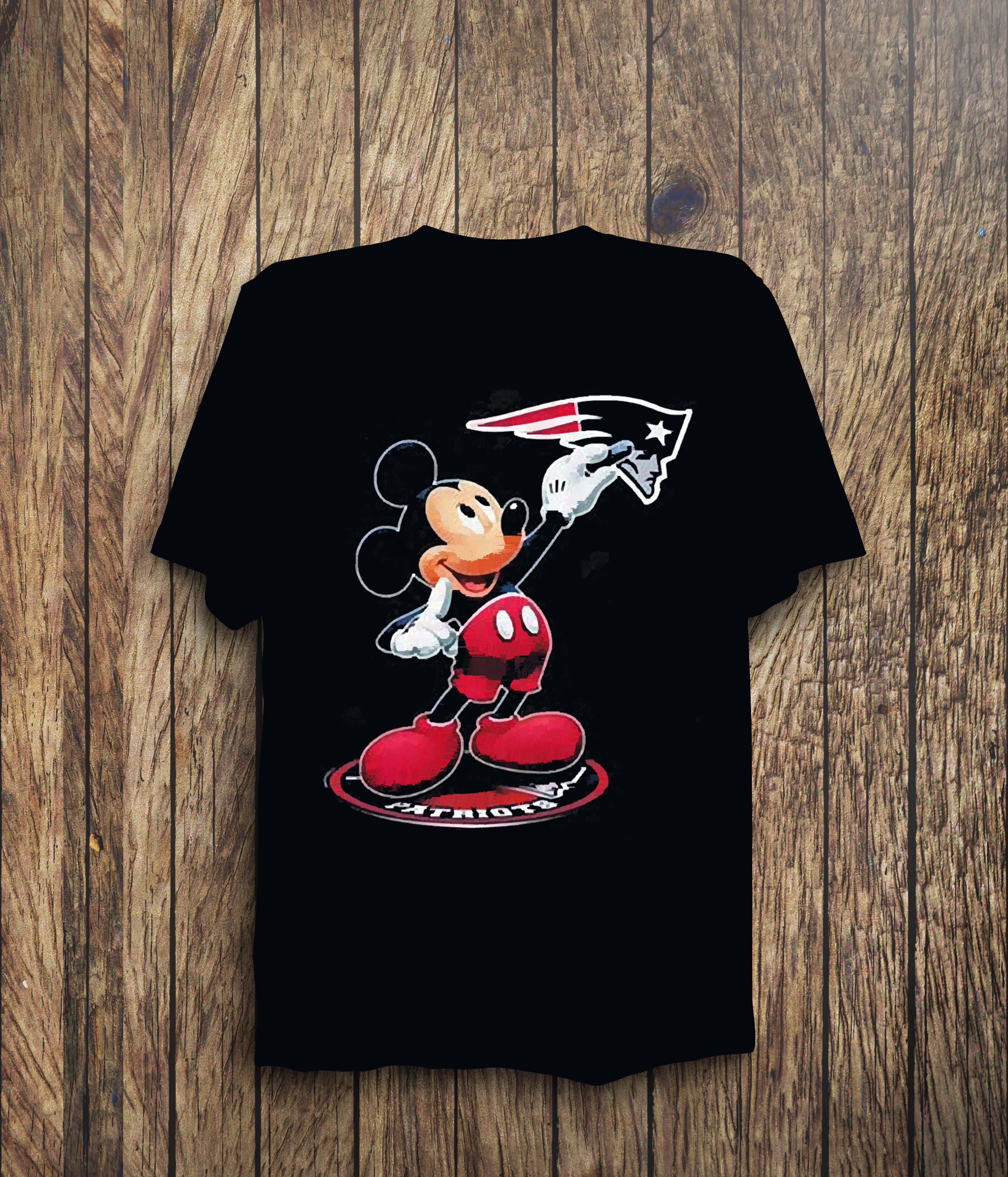 Mickey Mouse Nfl new england Patriots logo 2023 shirt - Kutee Boutique