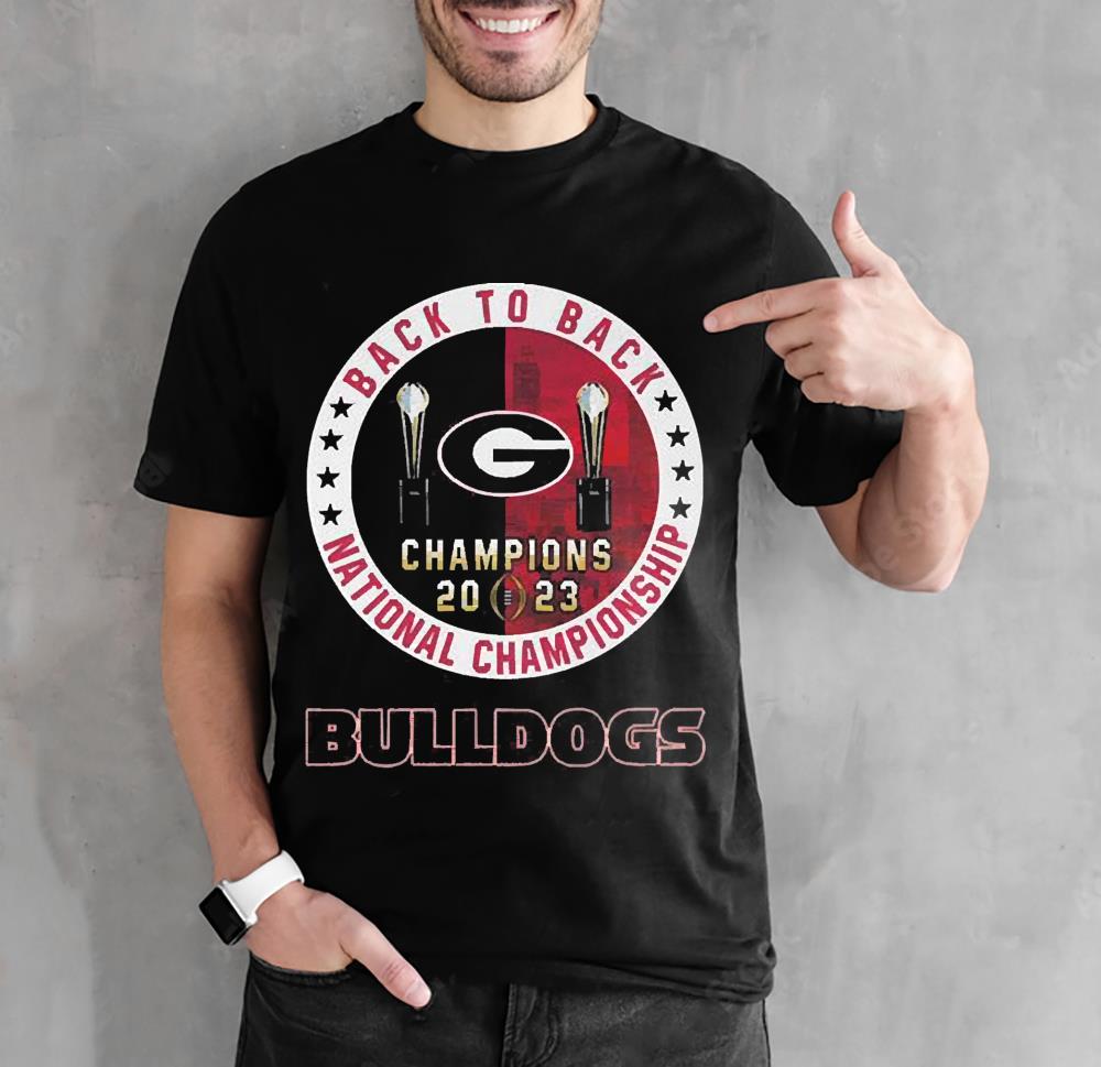 Georgia Bulldogs Back To Back 2023 National Championship shirt - Kutee ...