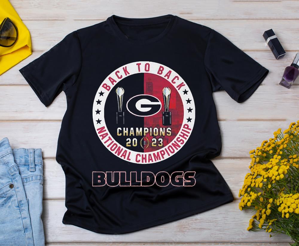 Georgia Bulldogs Back To Back 2023 National Championship shirt - Kutee ...
