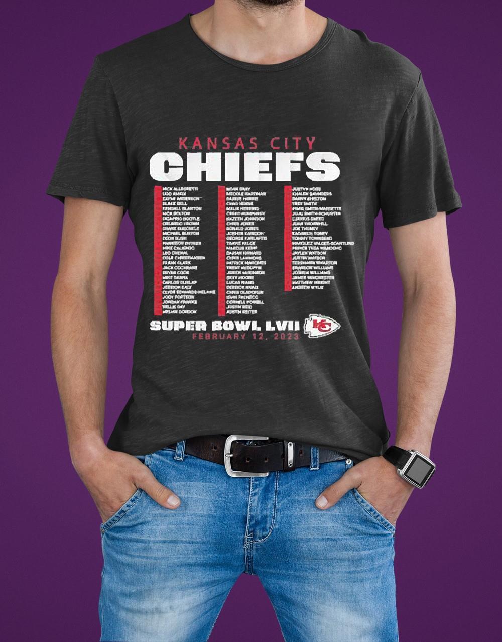 Kansas city Chiefs fanatics bowl lvii February 12 2023 shirt - Premium ...