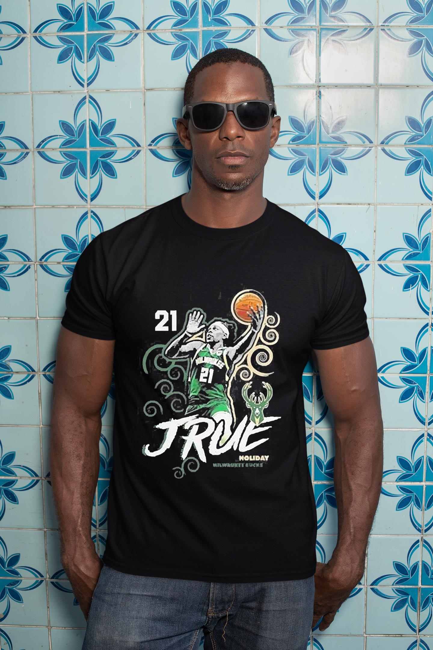Jrue Holiday Milwaukee Bucks Competitor Shirt - 1st Shirts